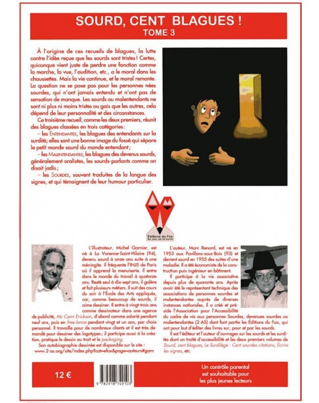 SOURD, CENT BLAGUES !, T3 (Renard, Marc)